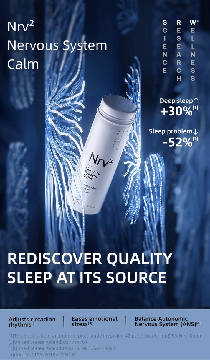SRW Nrv² Nervous System Calm capsules rediscover quality sleep at its ...